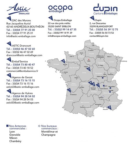 La force d’un réseau commercial national à votre service ! - Astic
